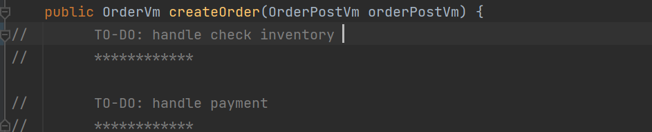 Function Createorder In Orderservice Handle Check Inventory Product