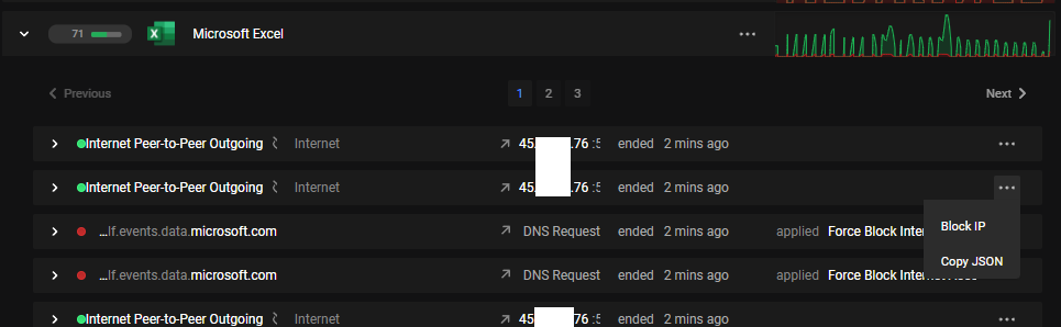 Connections and App list overflow Options · Issue #317 · safing/portmaster-ui · GitHub