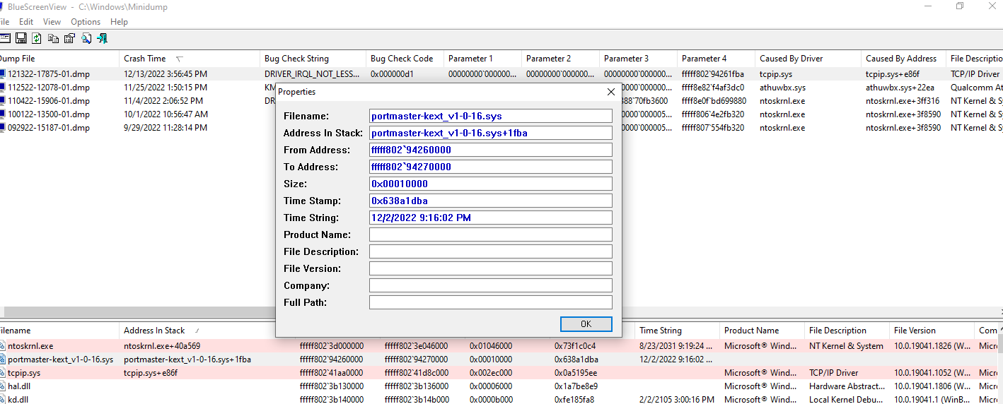 Windows Crash · Issue 1039 · Safingportmaster · Github 7188