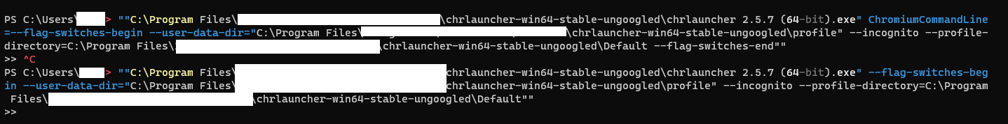 [Solved] Programmatically calling chrome.exe with --profile-directory=Default doesn't works ...