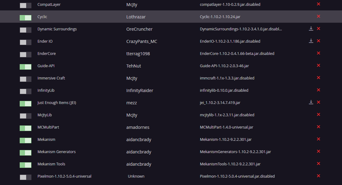 Bug/Compatibility Issue w/Mekanism Jetpack · Issue #235 · Lothrazar/Cyclic · GitHub