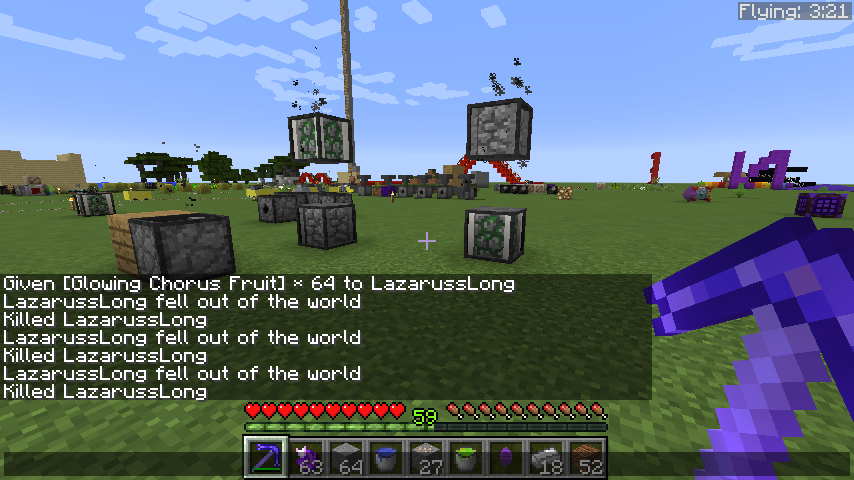 Glowing Chorus Fruit persists in death · Issue #489 · Lothrazar/Cyclic · GitHub