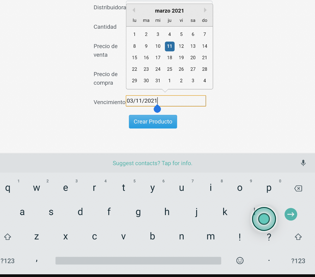 Can't disable android keyboard popping up when app is accessed from an android device · Issue ...