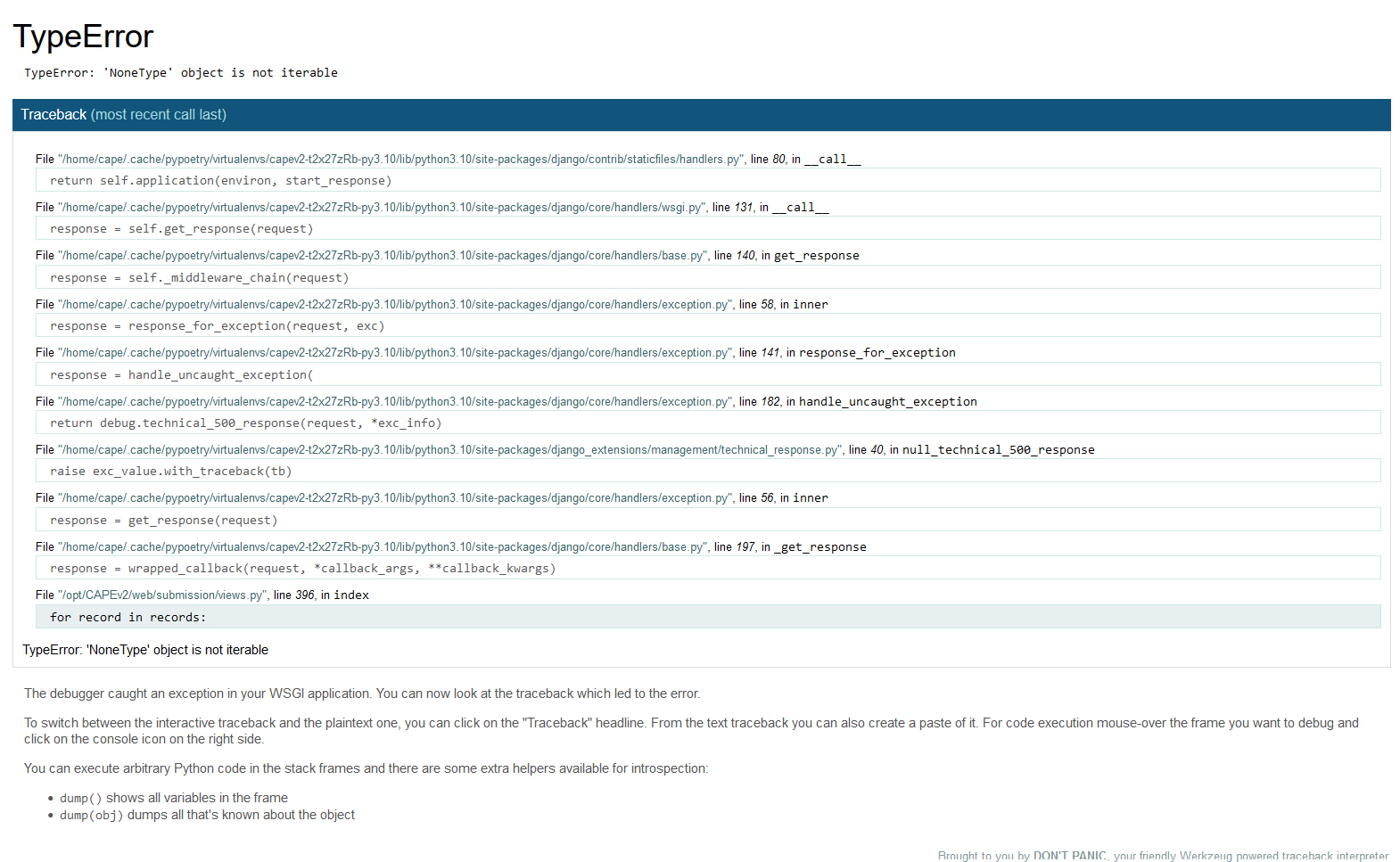 Submit page on web isn't working anymore · Issue #1442 · kevoreilly/CAPEv2 · GitHub