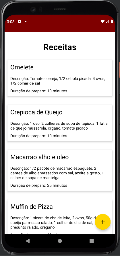 GitHub - BrCarlini/Projeto-ReceitasApp: Aplicativo de Postagem de ...