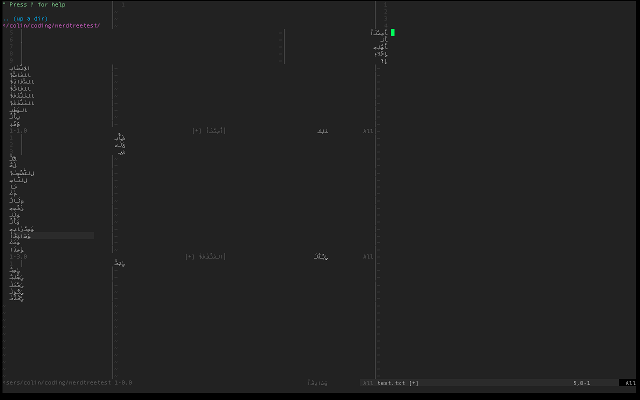 A bug in displaying the names of files written in Arabic Language ...