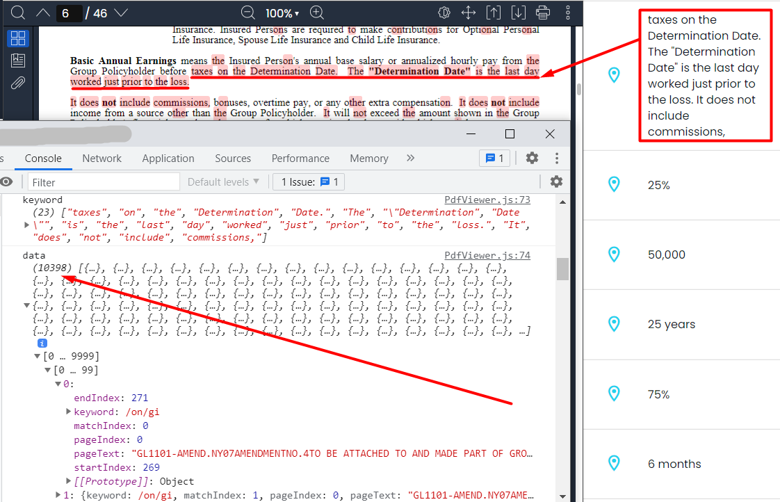 Search for a long Text programmatically · Issue #720 · react-pdf-viewer/react-pdf-viewer · GitHub