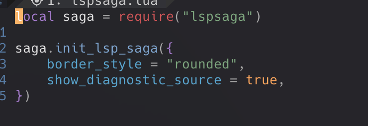 Key show_diagnostic_source not exist in config values · Issue #417 · nvimdev/lspsaga.nvim · GitHub