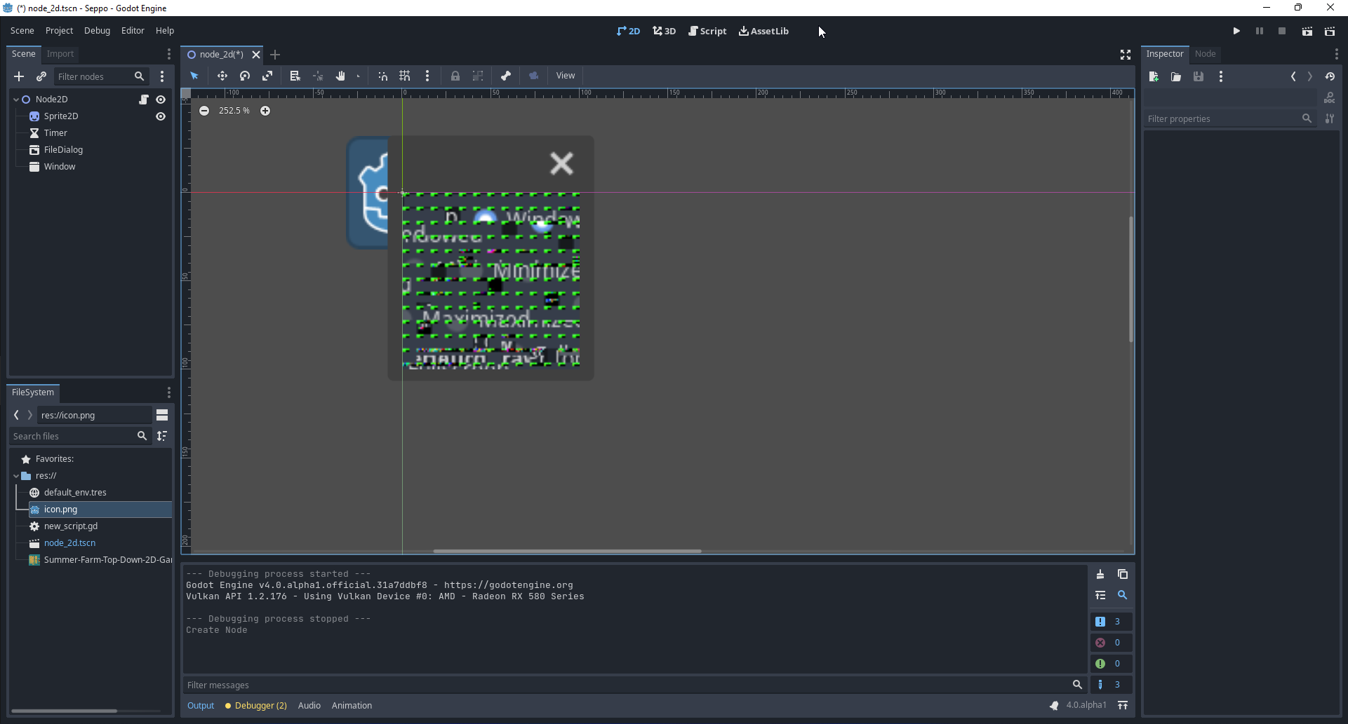 Window Node Renders Black Square In Editor · Issue 53861 · Godotenginegodot · Github 
