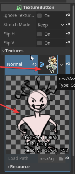 (TextureButton) Texture miniature does not update when redrawn in external program · Issue ...
