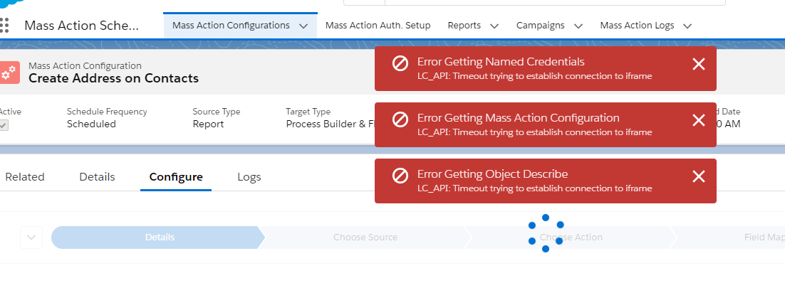 Error Getting Named Credentials: Timeout trying to establish connection to iframe · Issue #123 ...