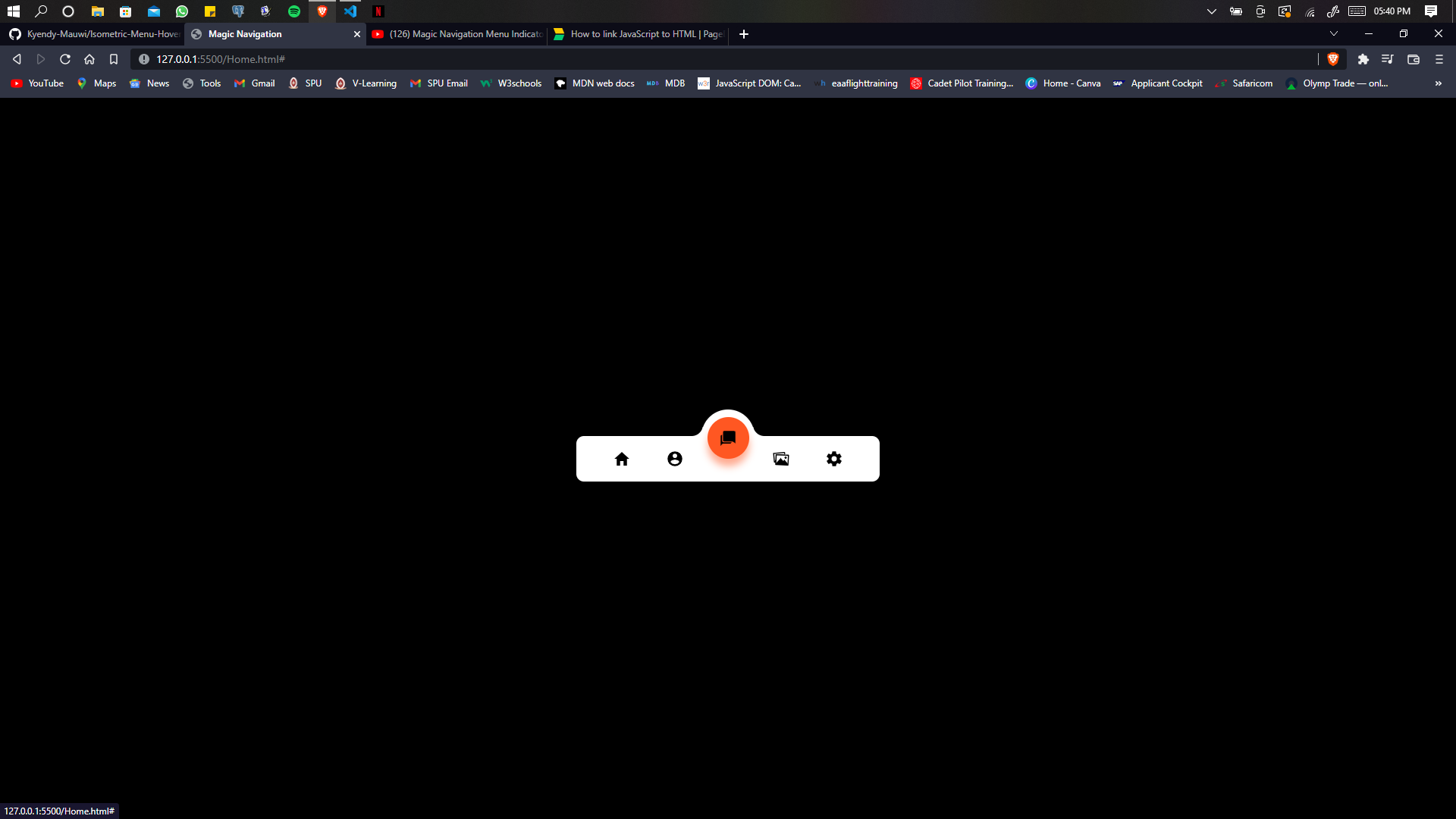 Github Kyendy Mauwi Magic Navigation Menu Subscribe To Online