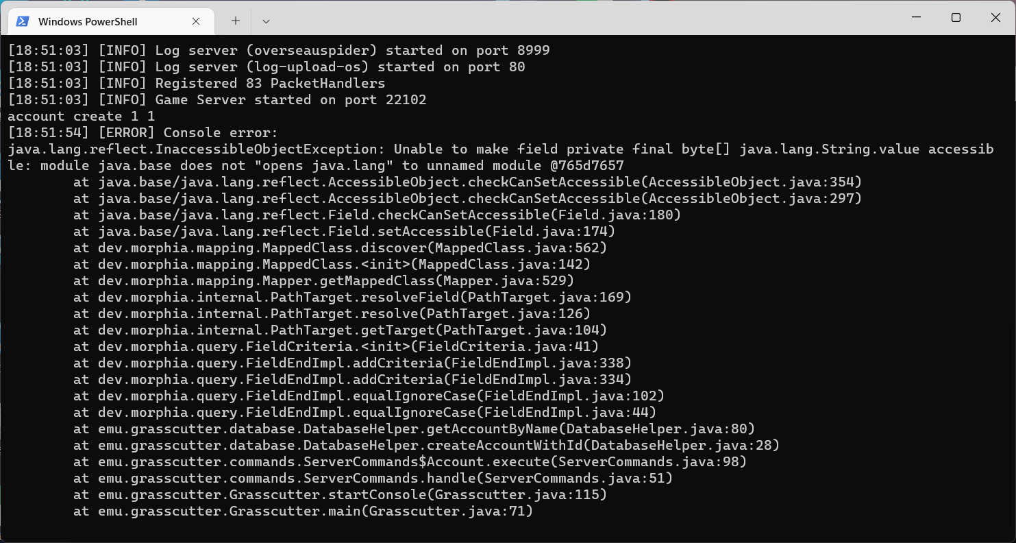 Unable to make field private final byte[] · Issue #261 · Grasscutters/Grasscutter · GitHub