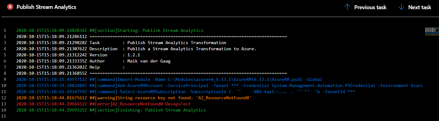 AZ_ResourceNotFound0 · Issue #225 · maikvandergaag/msft-extensions · GitHub
