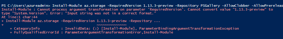 Error While Running Adls Gen2 Commands In Powershell · Issue 11450 · Azure Azure Powershell