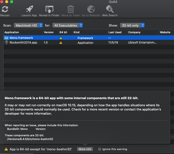 Mono Framework not 100% Catilina Compatible · Issue #17720 · mono/mono · GitHub