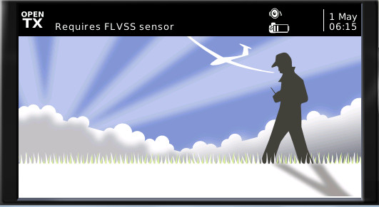 openTx 2.2.2N5xx with X10 starts allways with TBS in black background ...
