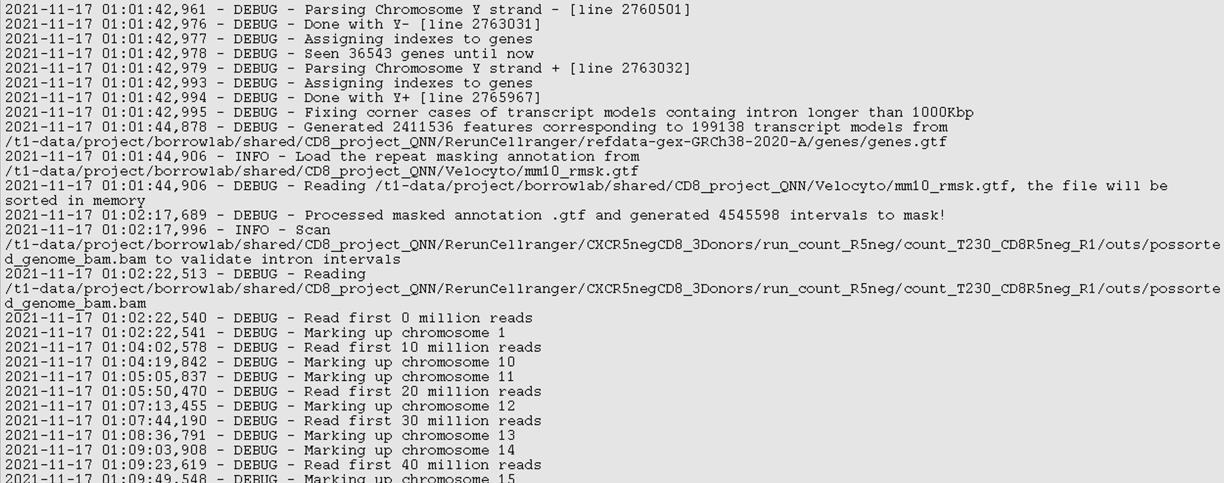 How to fix MemoryError (f" bam file #{k} could not be sorted by cells ...