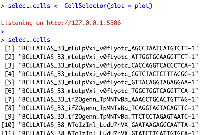 CellSelector selected more cells than visually selected in FeatureScatter · Issue #7015 ...