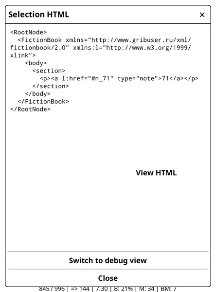 Highlight menu - View HTML showing up over html-code window · Issue #7249 · koreader/koreader ...