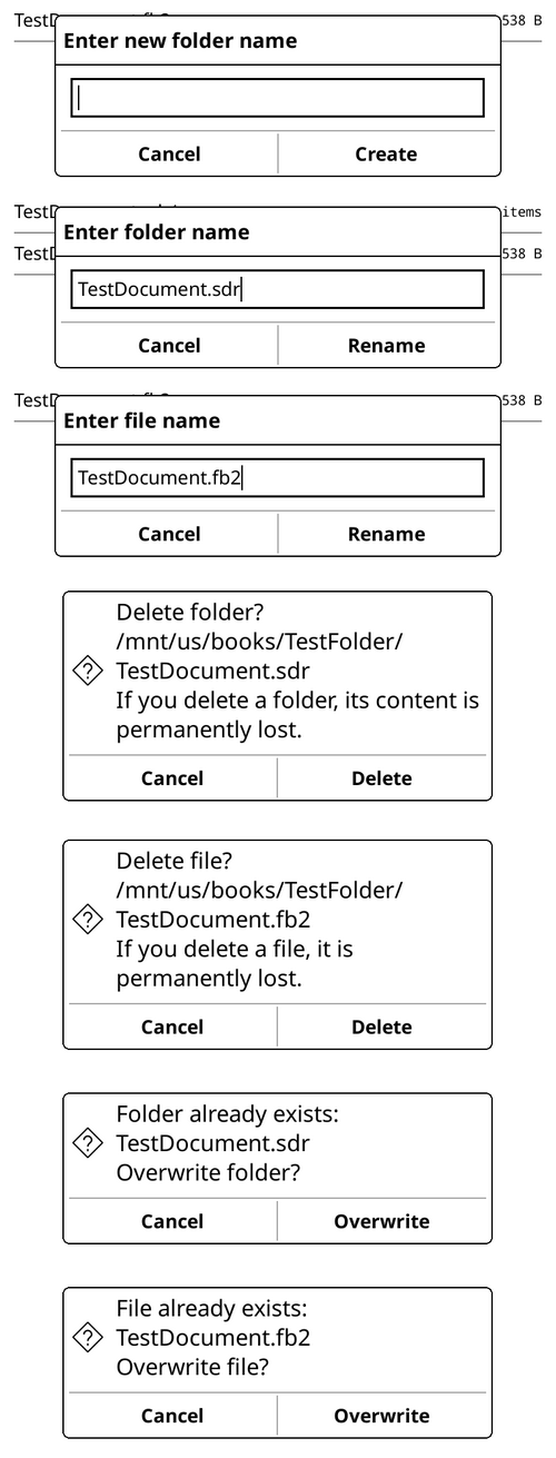 Distinguish files and folders · Issue #7554 · koreader/koreader · GitHub