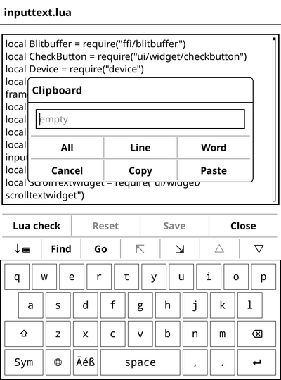 InputText: approach to the clipboard · Issue #7715 · koreader/koreader ...