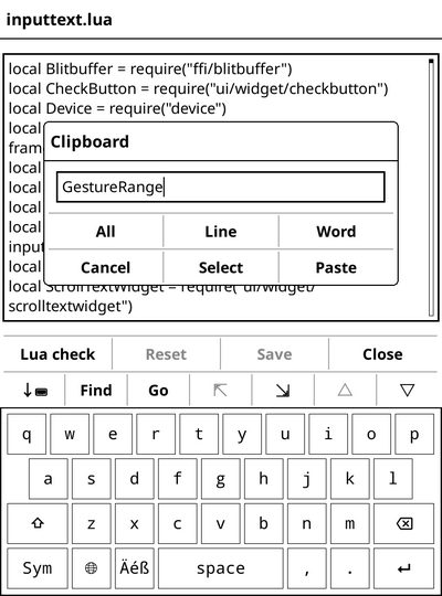 InputText: approach to the clipboard · Issue #7715 · koreader/koreader · GitHub