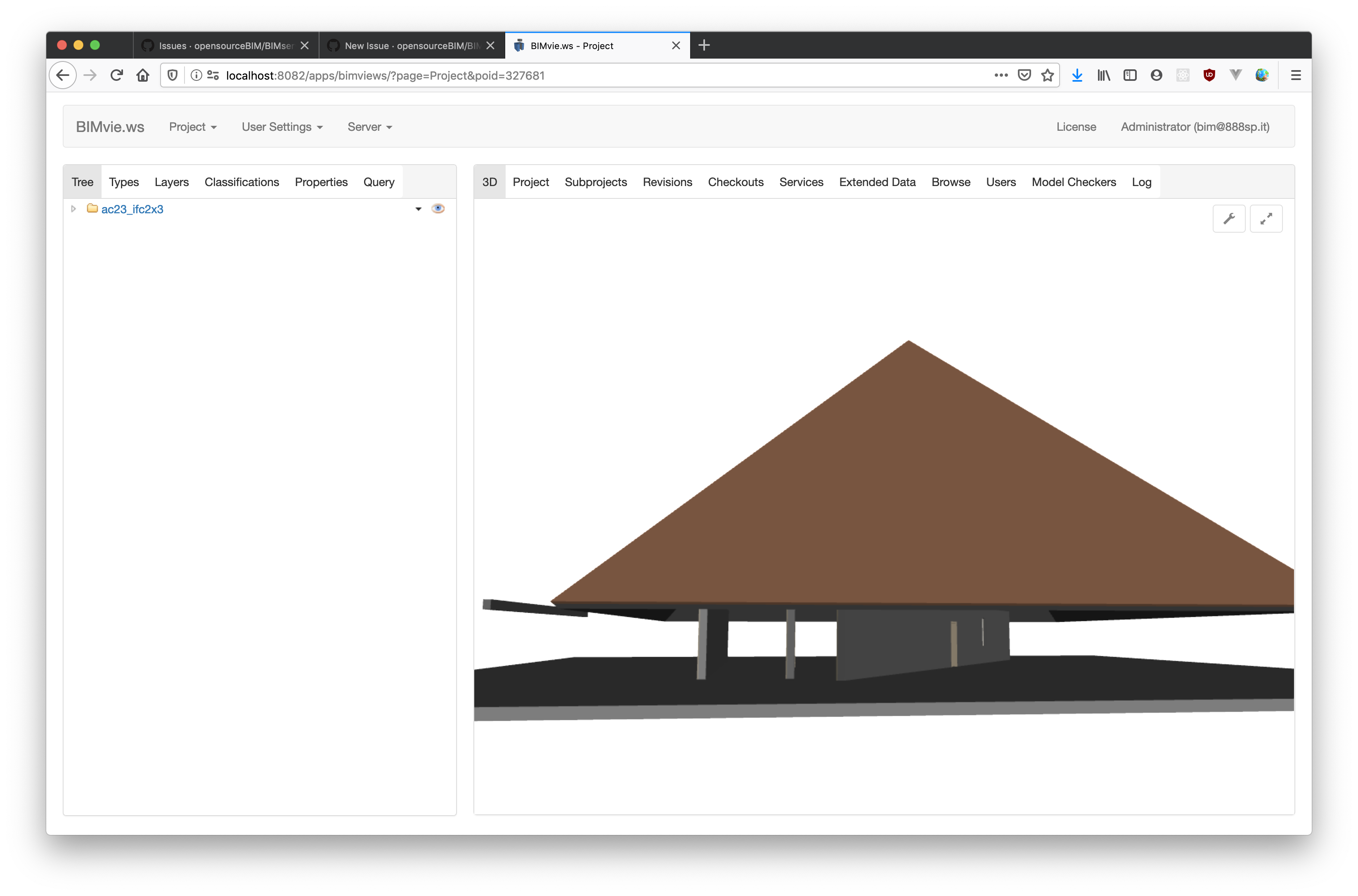 BIMServer does not render IFC4 files from ARCHICAD 23 · Issue #1103 · opensourceBIM/BIMserver ...