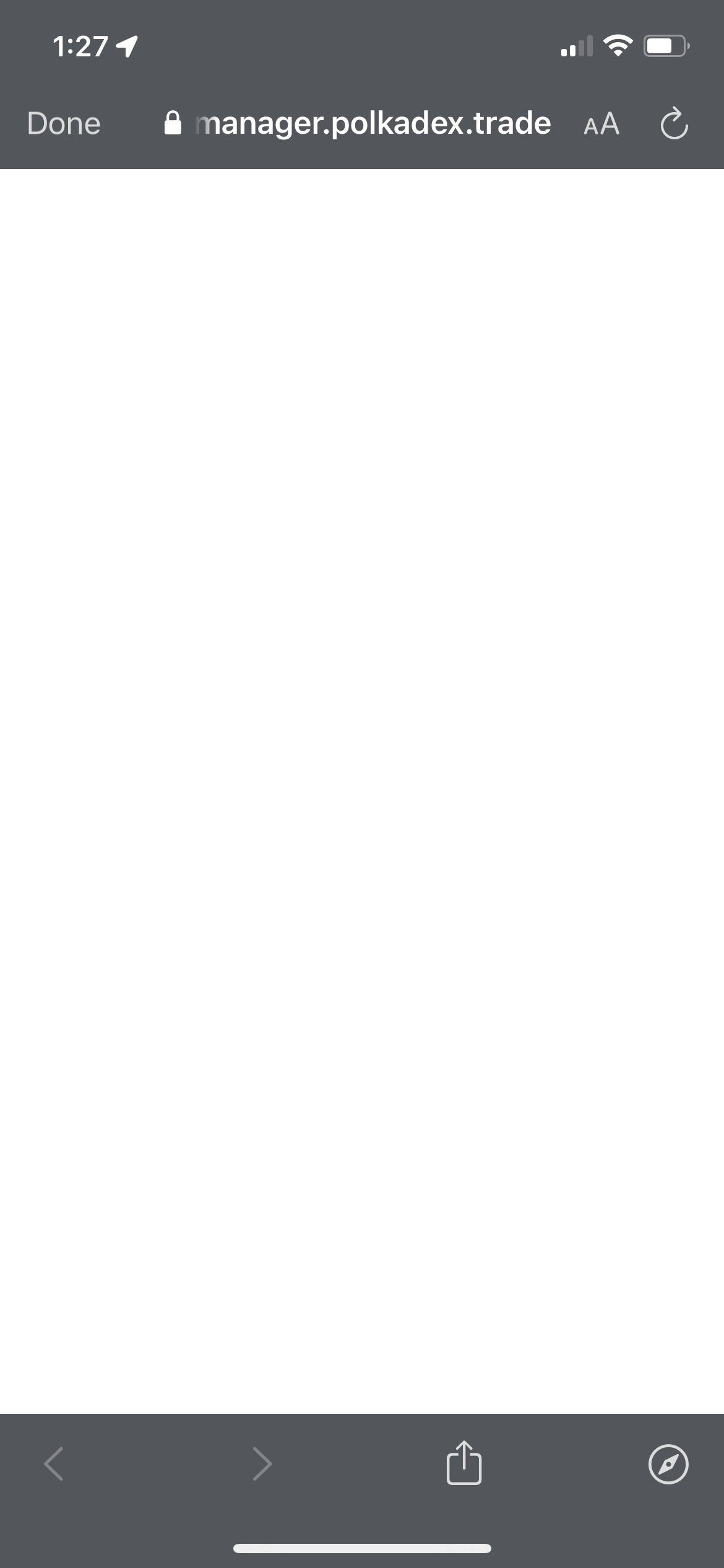 Token Manager Does Not Load In A Mobile Browser · Issue 194 · Polkadex Substratepolkadex Open