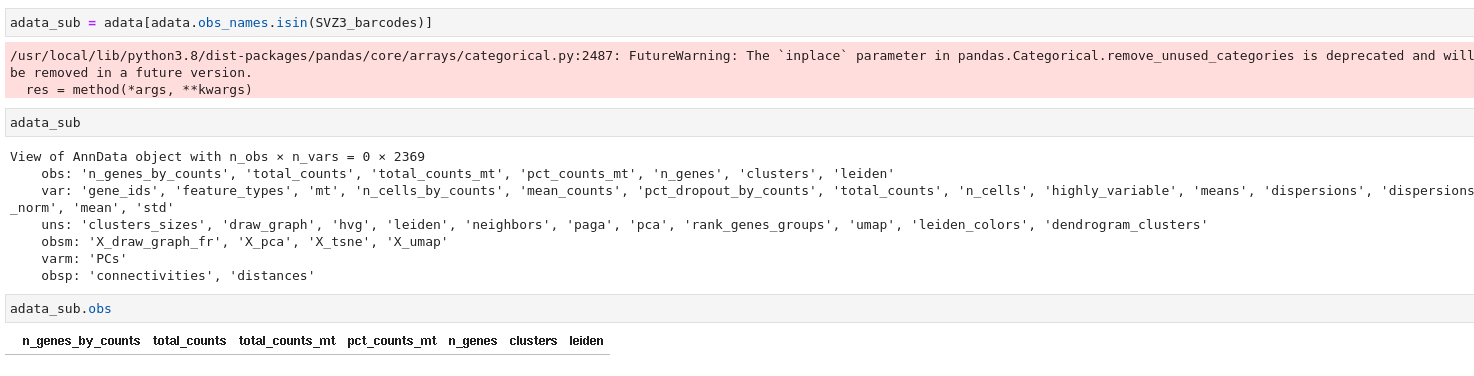 subsetting anndata based on the barcodes · Issue #648 · scverse/anndata · GitHub