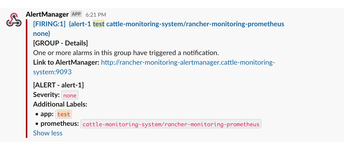 [Monitoring V2 UI] Slack Receiver should default to using Rancher text · Issue #1805 · rancher ...