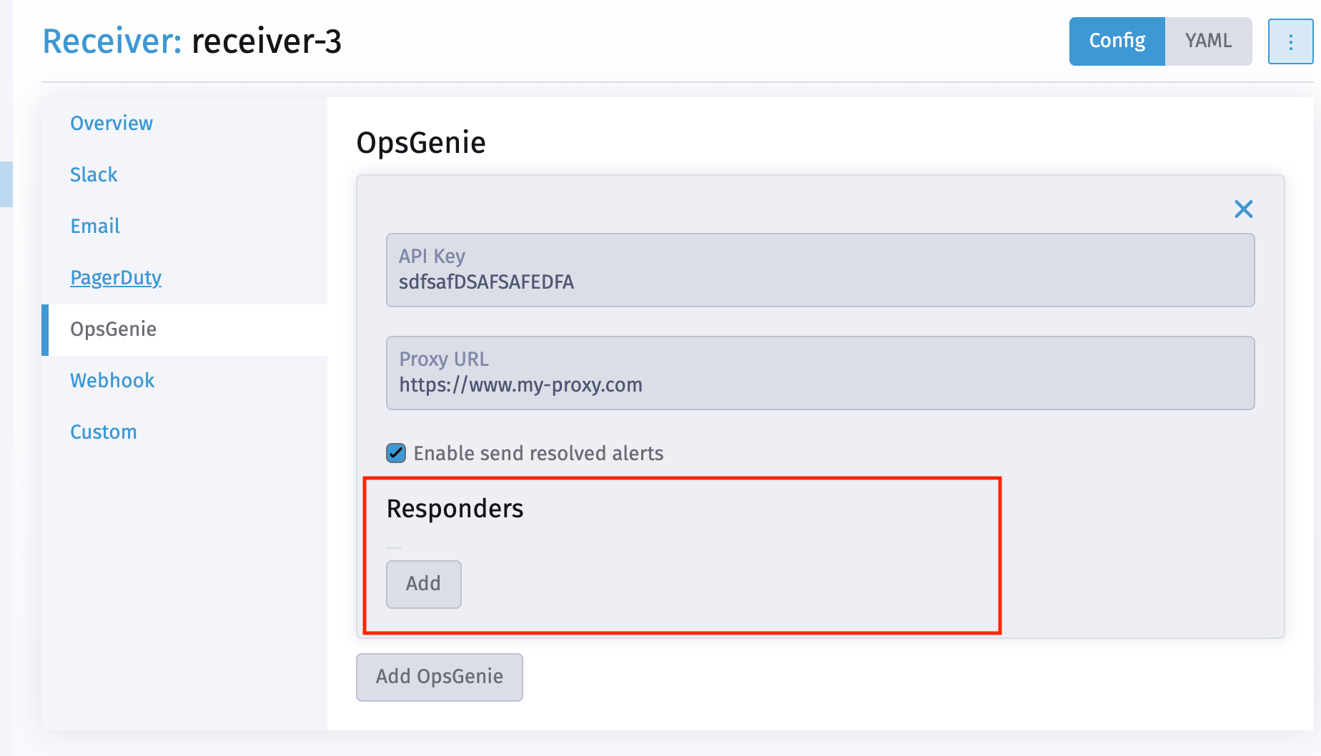 [Alerting V2 UI] Receivers - Additional Receivers · Issue #1216 ...