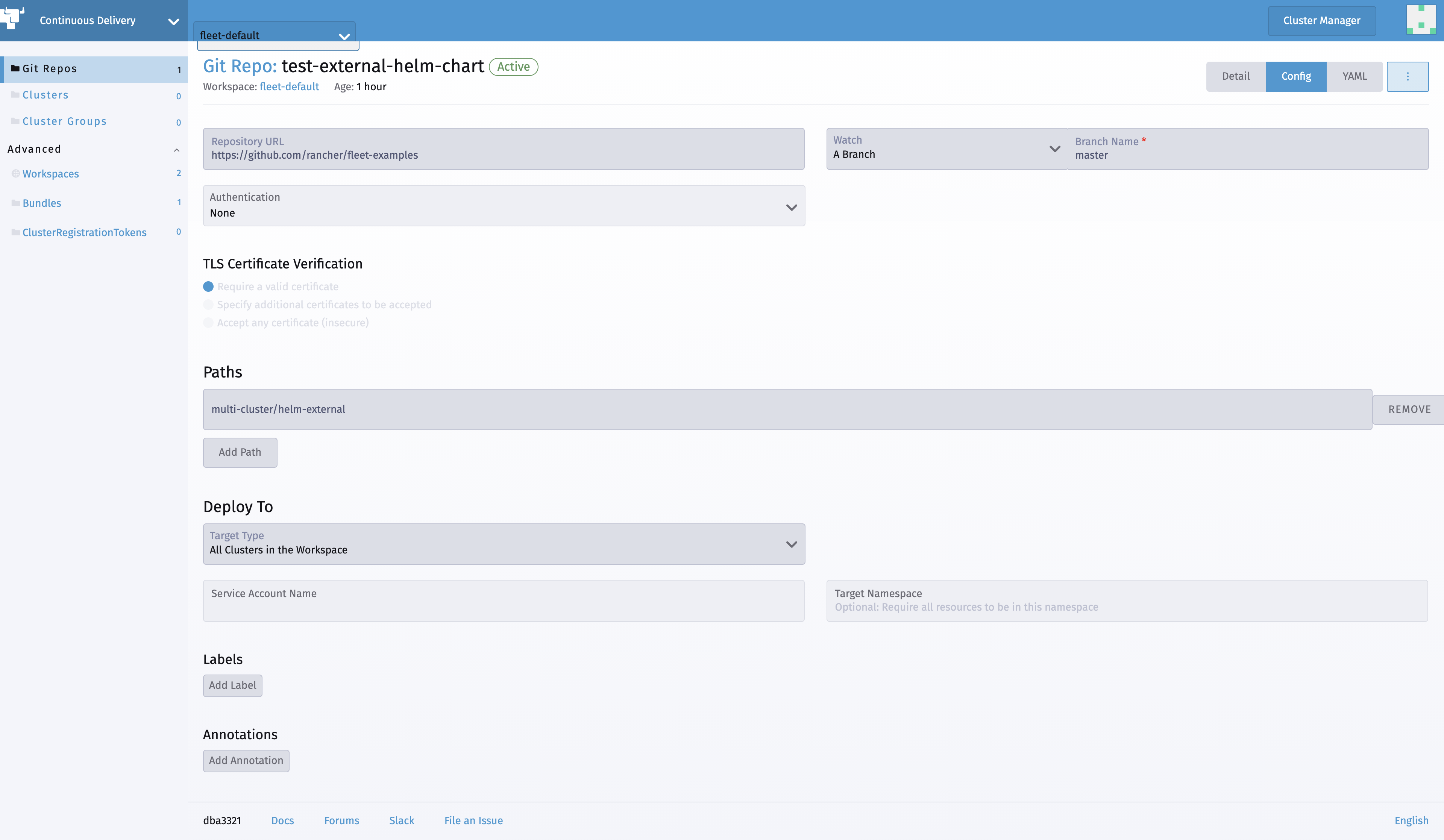 Support Helm Repo Under Provy · Issue 230 · Rancher Fleet · Github