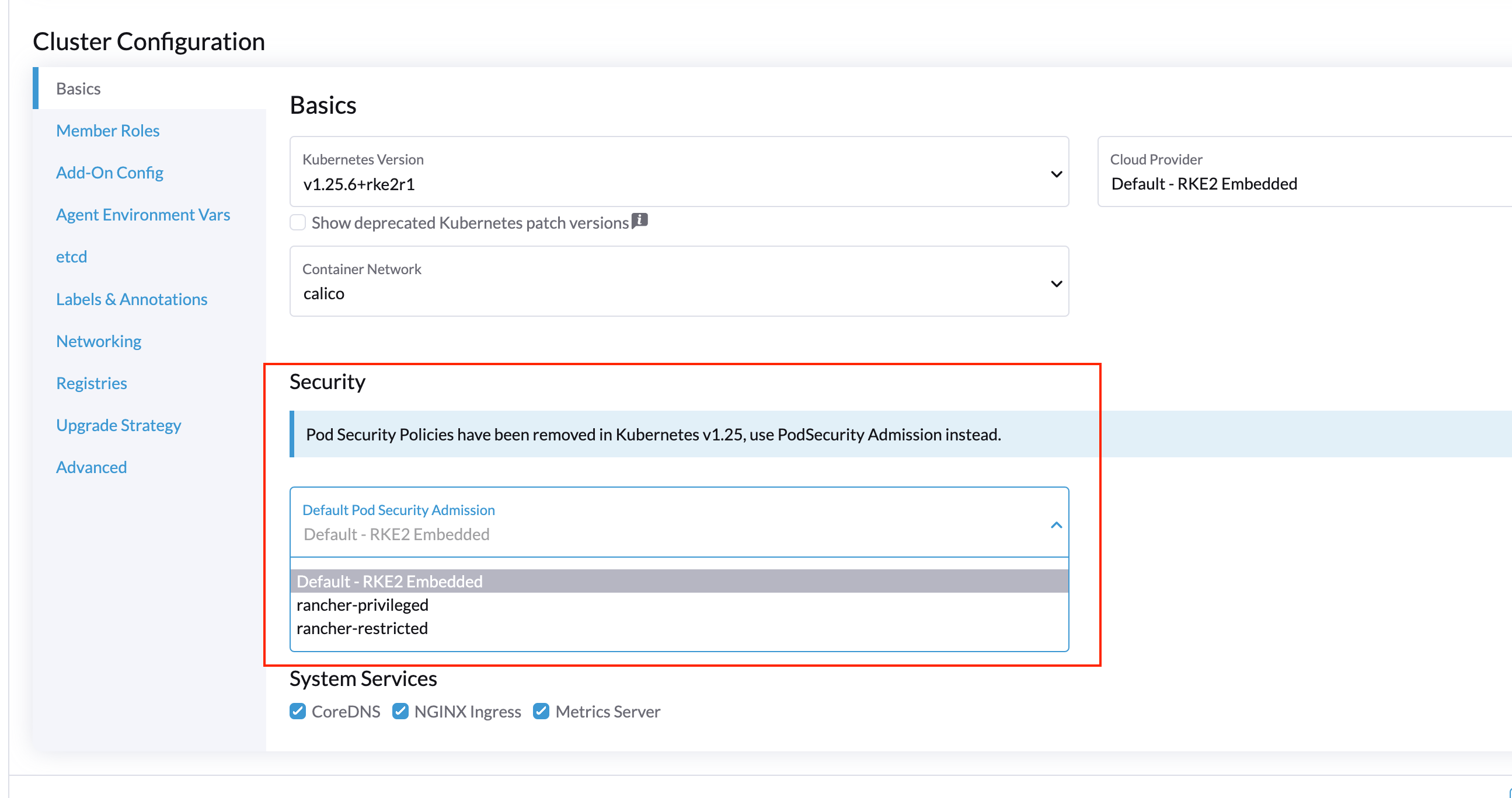 Add instructions for how to use PSACT as the replacement of PSA · Issue #462 · rancher/rancher ...