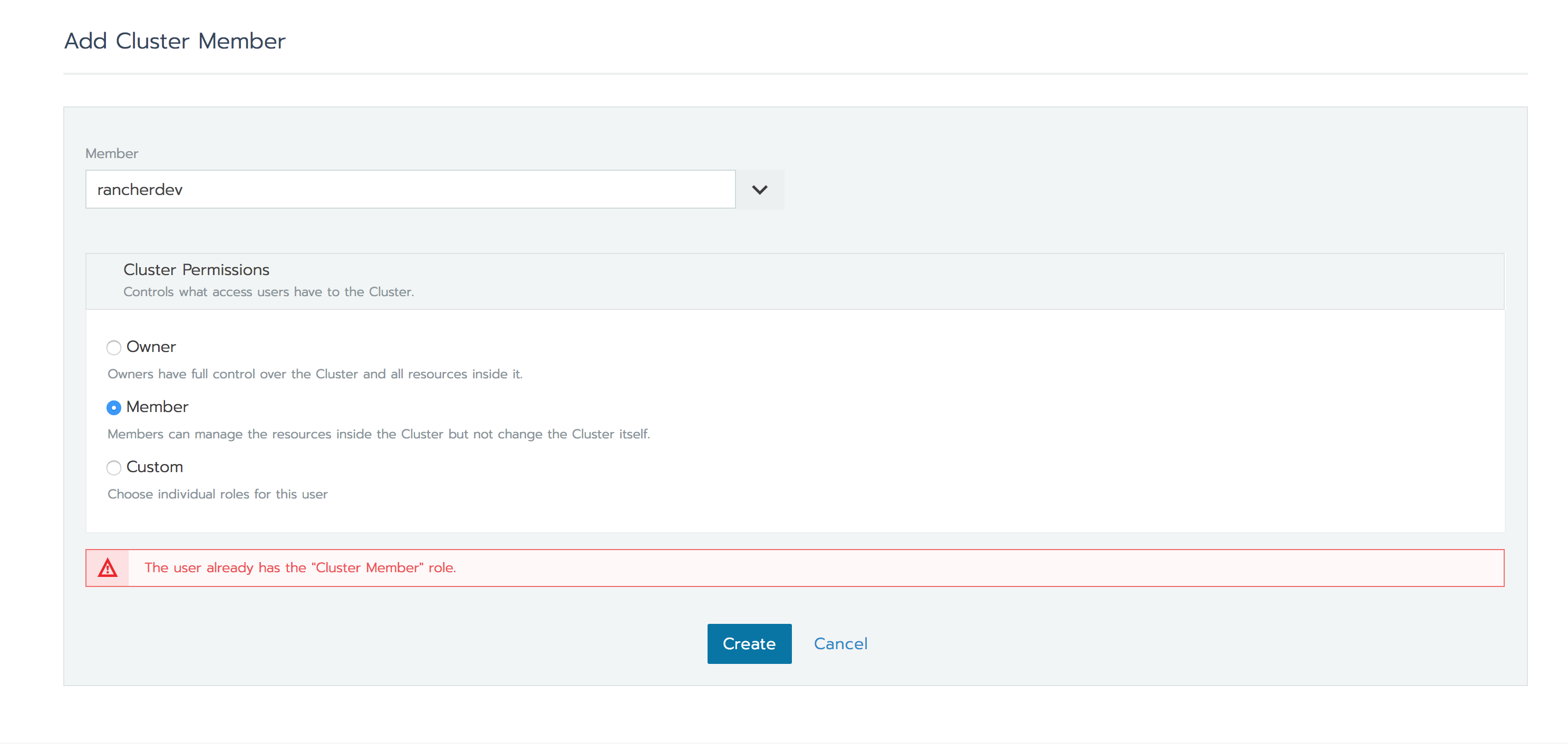 Cannot Add The Same Github User To Two Different Clusters With The Same