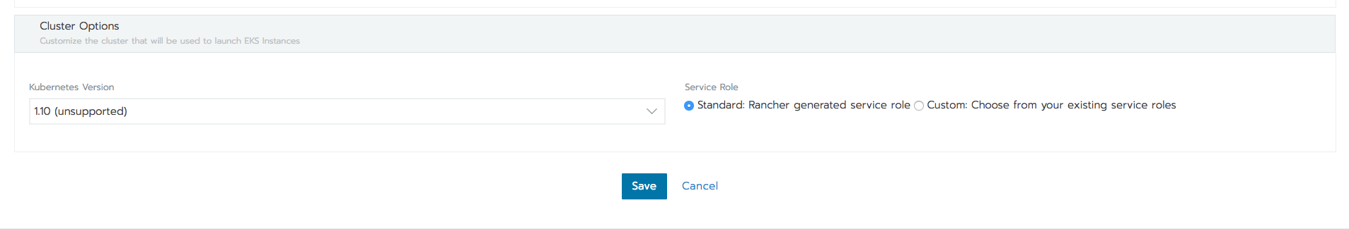 Upgrade Eks Fail To Update Existing Eks Cluster After Upgrading Rancher To V220 Rc2