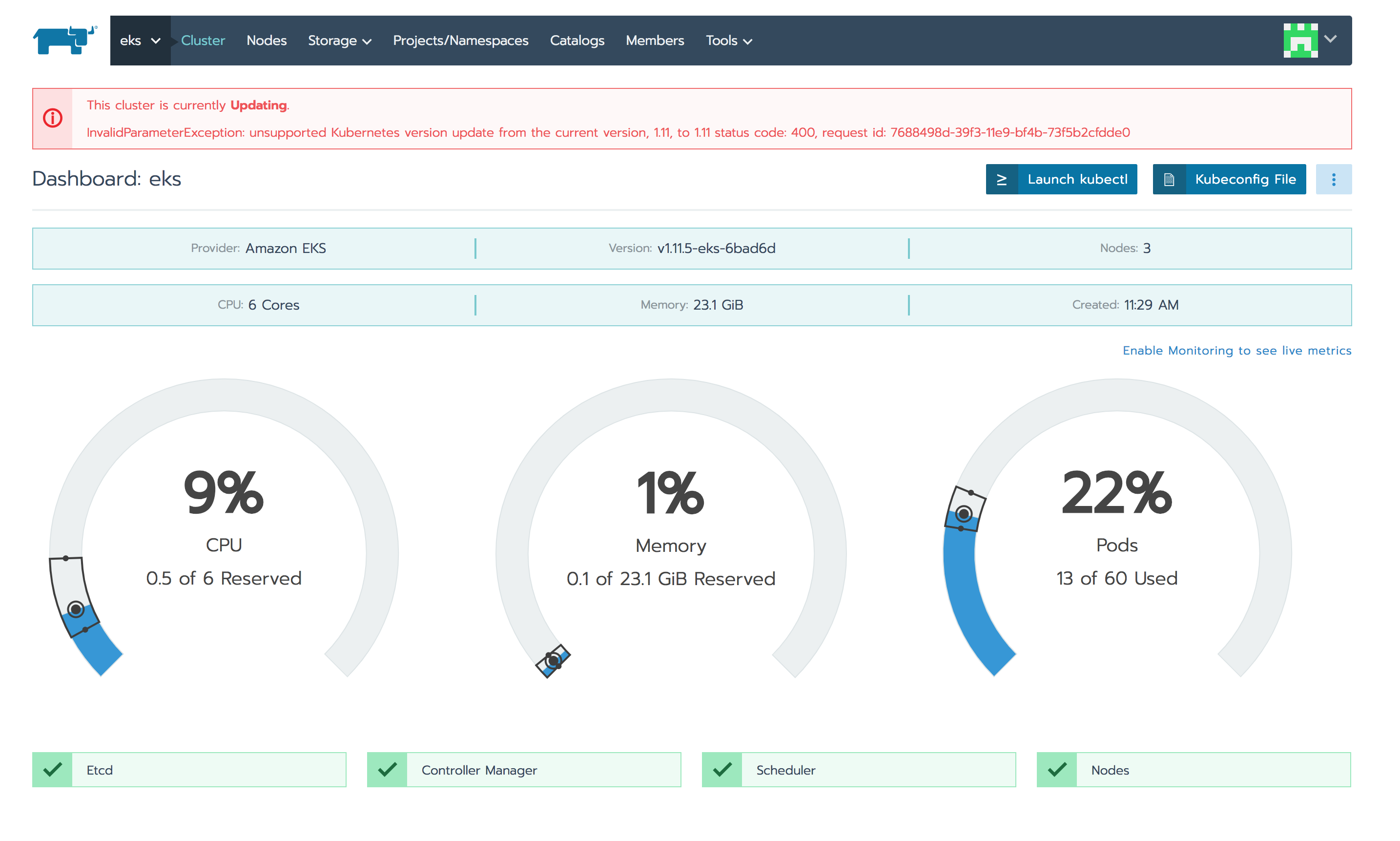 Upgrade Eks Fail To Update Existing Eks Cluster After Upgrading Rancher To V220 Rc2 