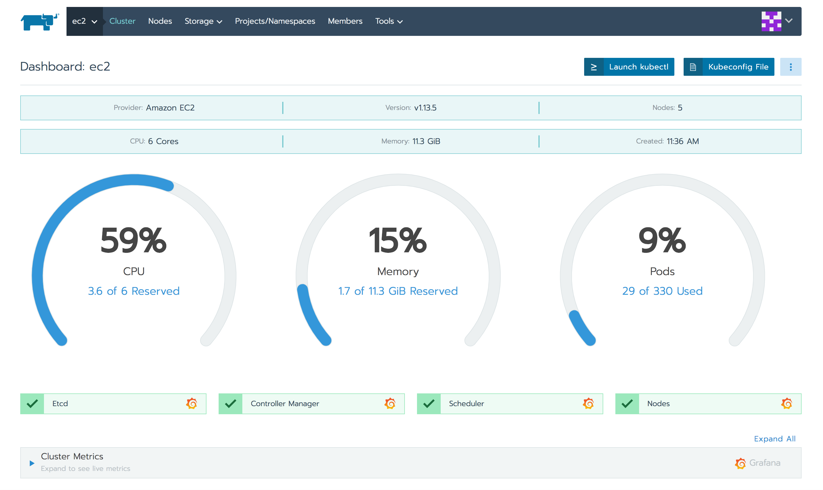 Monitoring - show upgrade available in the cluster dashboard page · Issue #20401 · rancher ...
