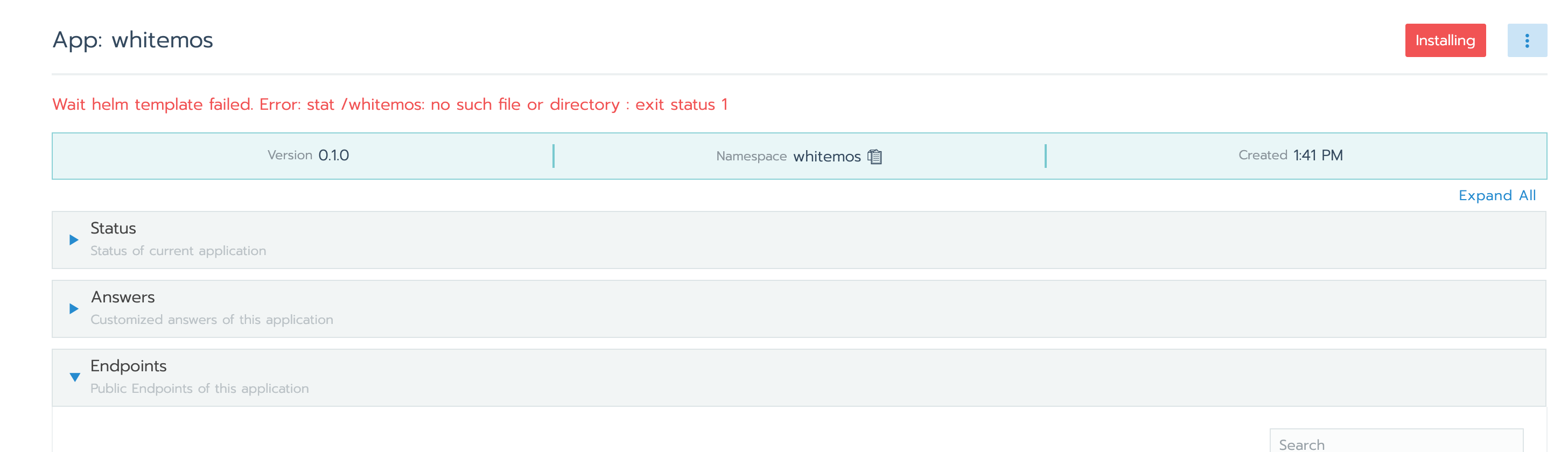 [helm] [helm-controller] failed with : helm template failed. Error: stat template-dir: no such ...