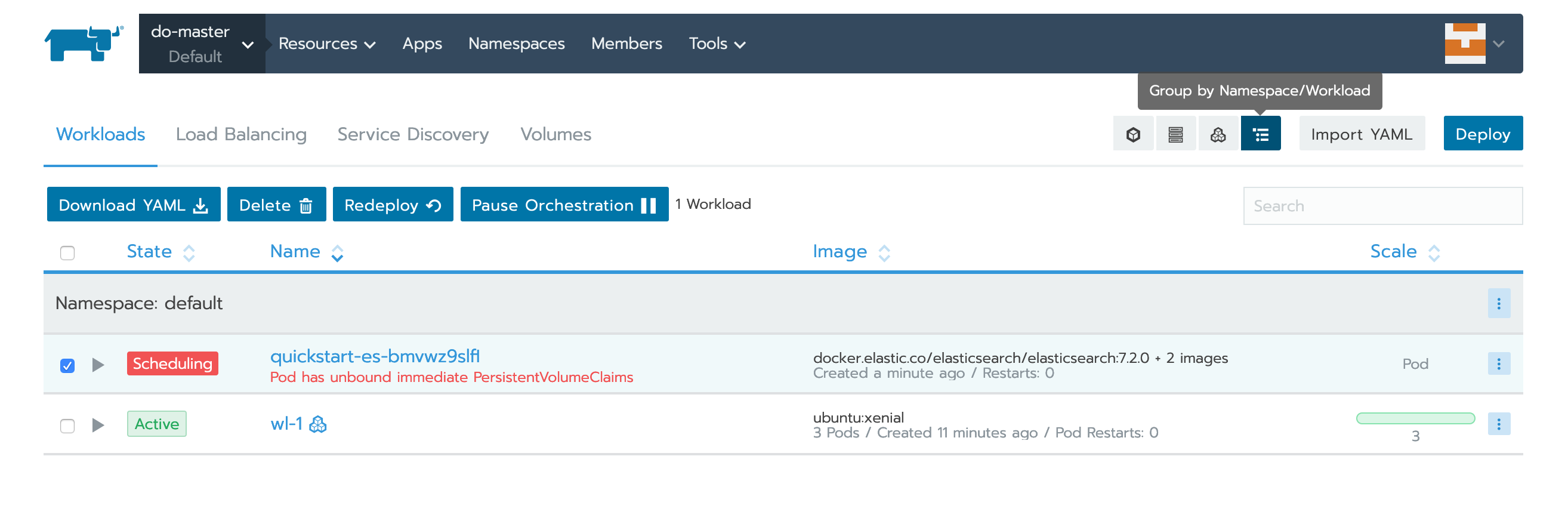 CRD managed pods not shown in the UI in Group by Namespace/Workload view · Issue #22106 ...