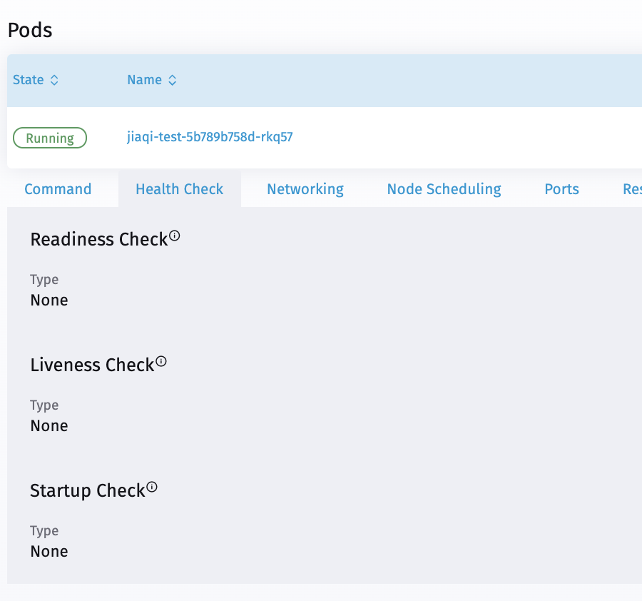workload - health checks are lost when creating deployment · Issue #935 · rancher/dashboard · GitHub