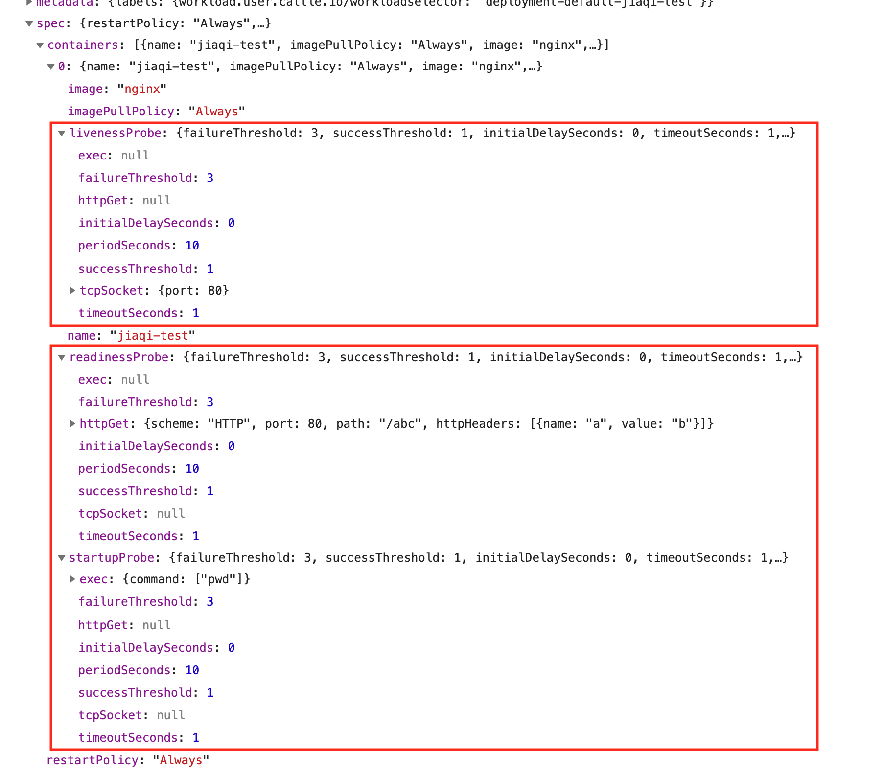 Workload Health Checks Are Lost When Creating Deployment · Issue 935 · Rancherdashboard · Github