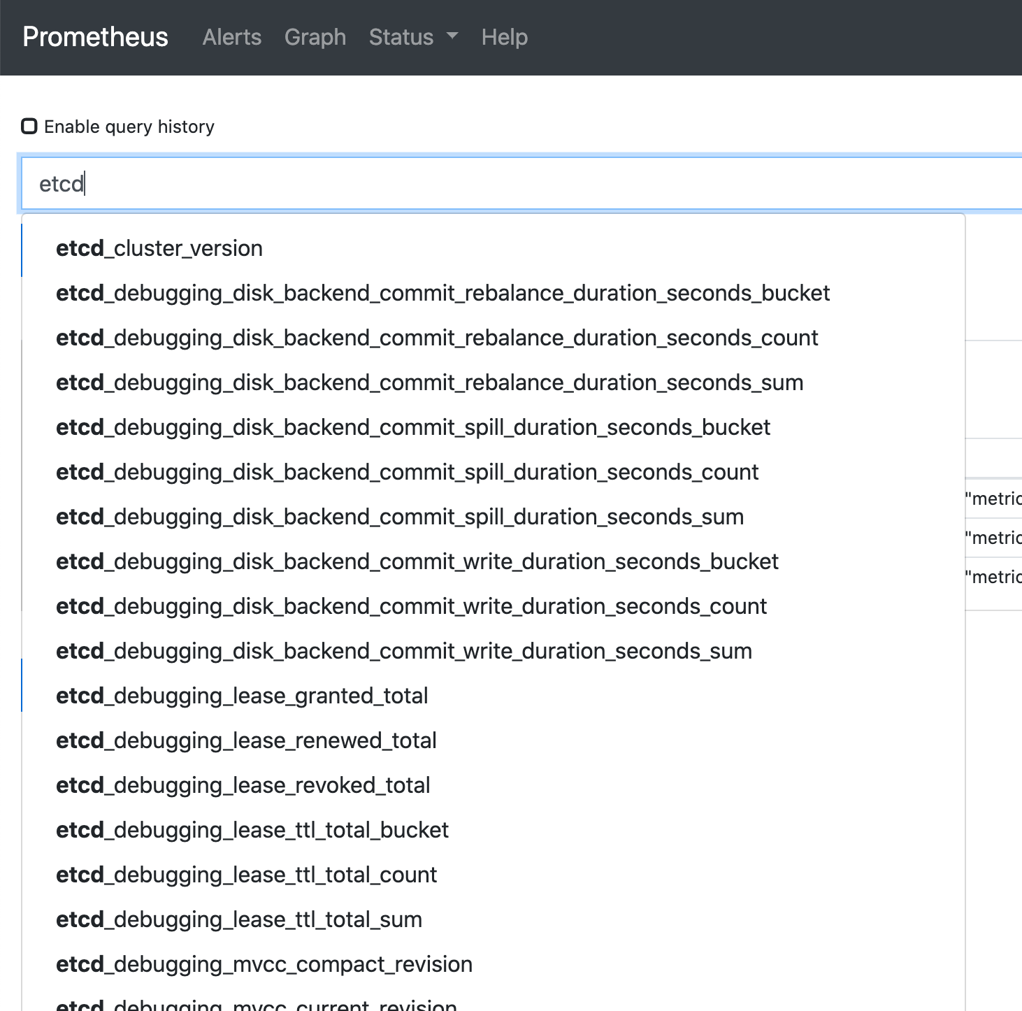 Rancher No Monitoring For Etcd In Local Cluster And Import Cluster · Issue 18619 · Rancher