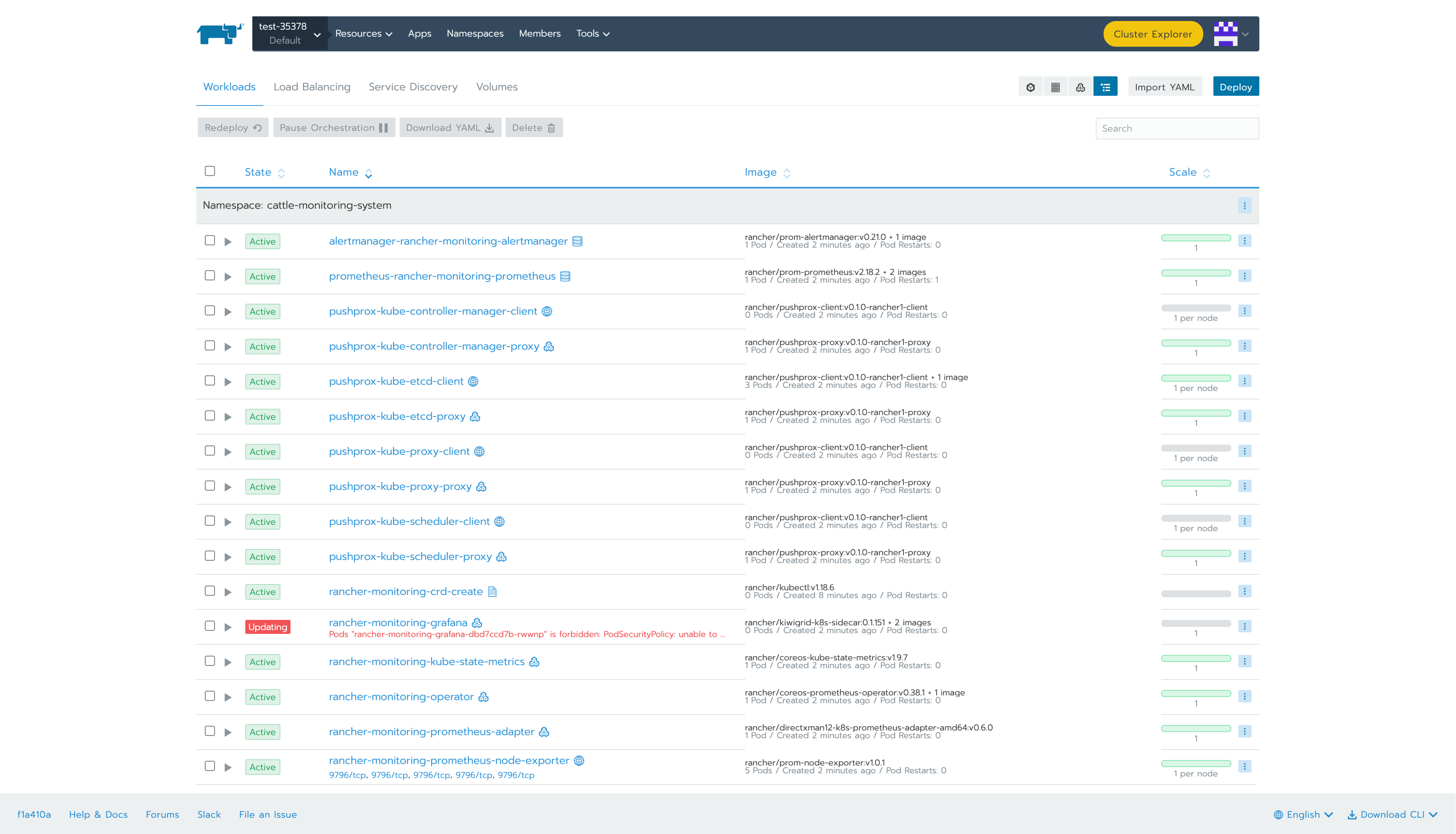 Monitoring V2 Failed To Install In Harden Clusters · Issue 28536 · Rancherrancher · Github 6513