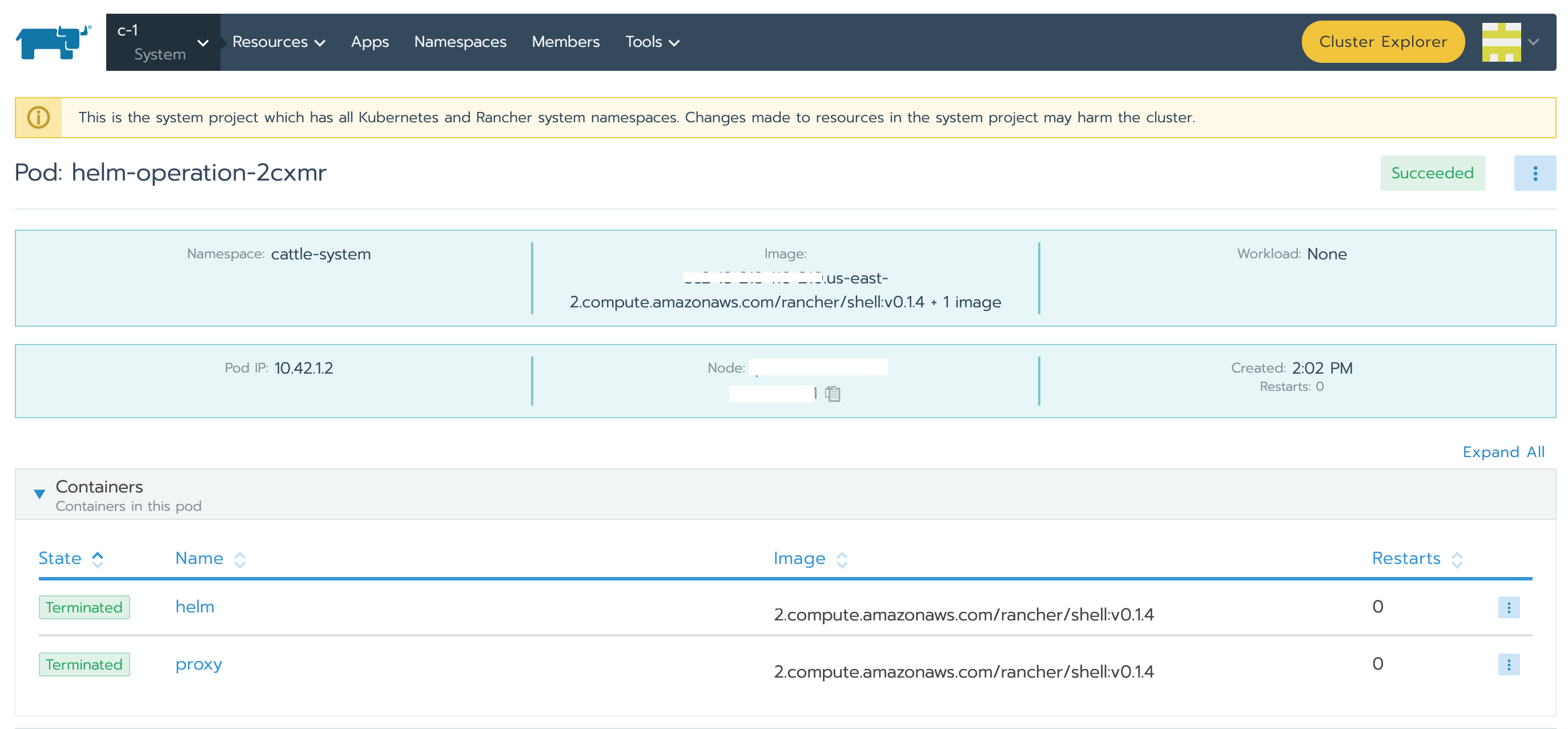 Airgap - helm-operation pod in downstream cluster does not use the private registry · Issue ...
