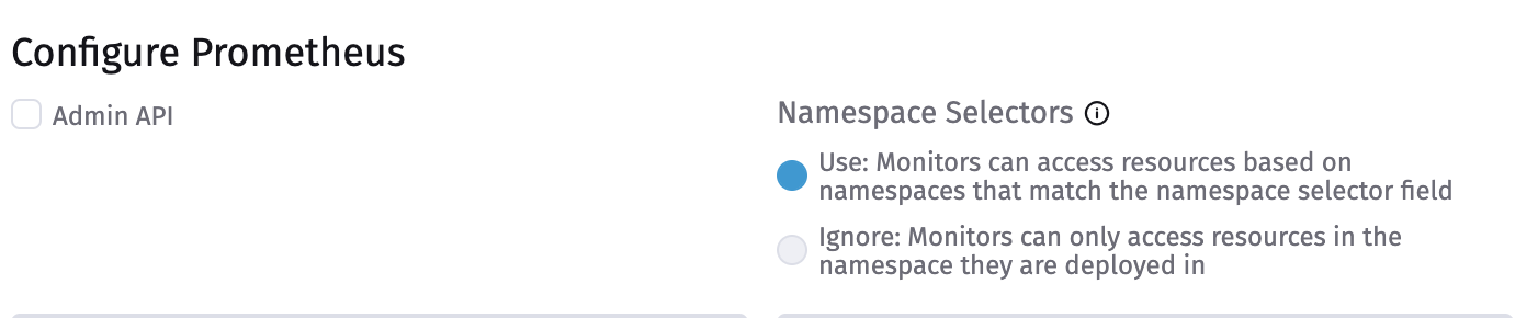 [Monitoring V2 UI] Add field for ignoreNamespaceSelectors · Issue #1129 · rancher/dashboard · GitHub