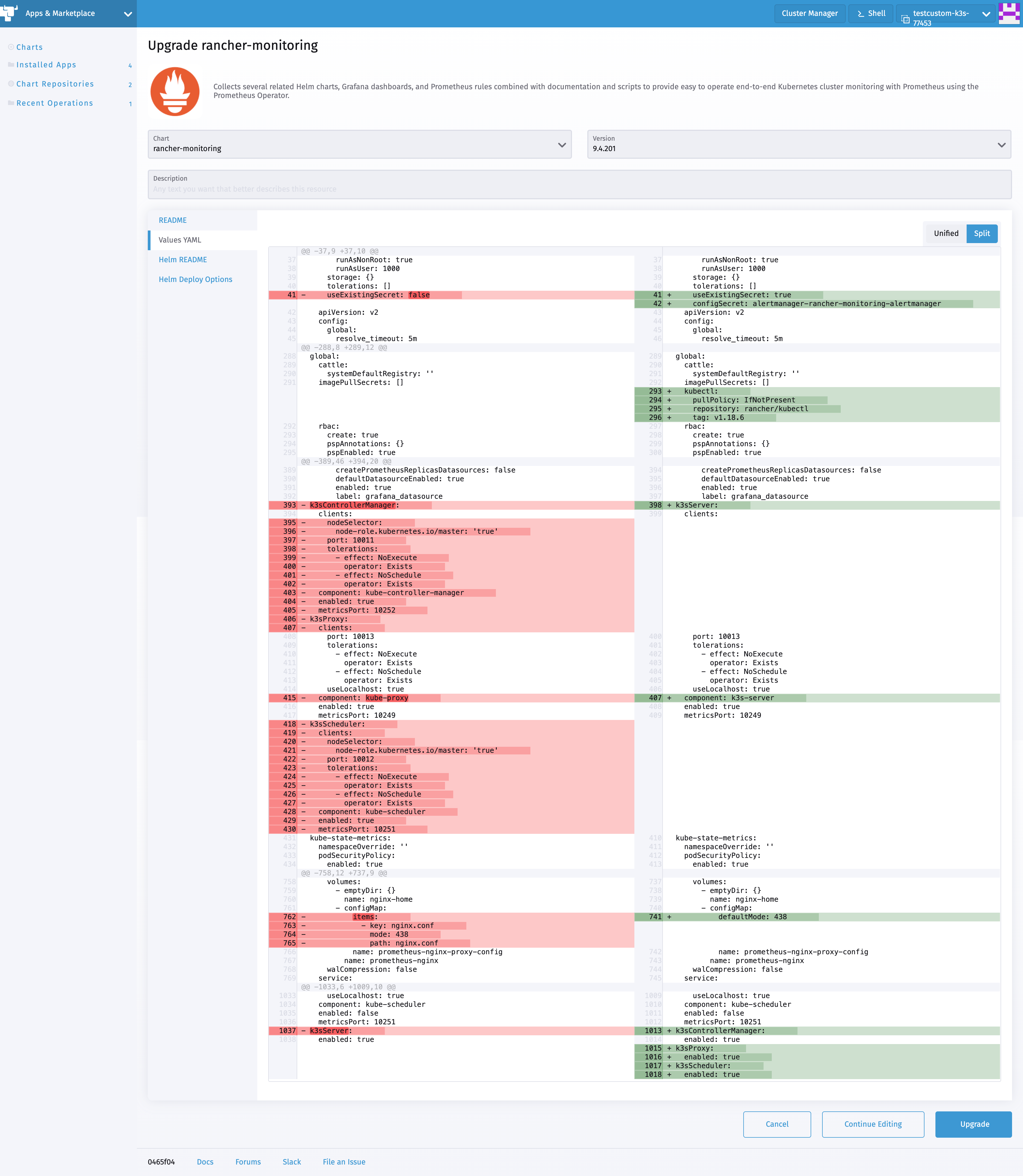 [Monitoring V2 UI] Update k3s defaults to also enable k3sServer · Issue #1660 · rancher ...