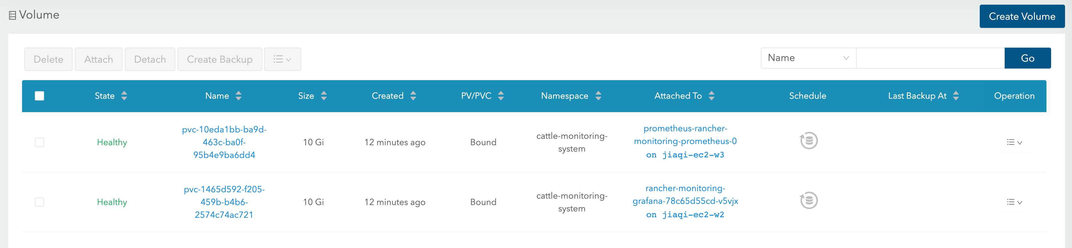 [Monitoring V2 UI] PVs should not have a selector defined by default · Issue #1757 · rancher ...