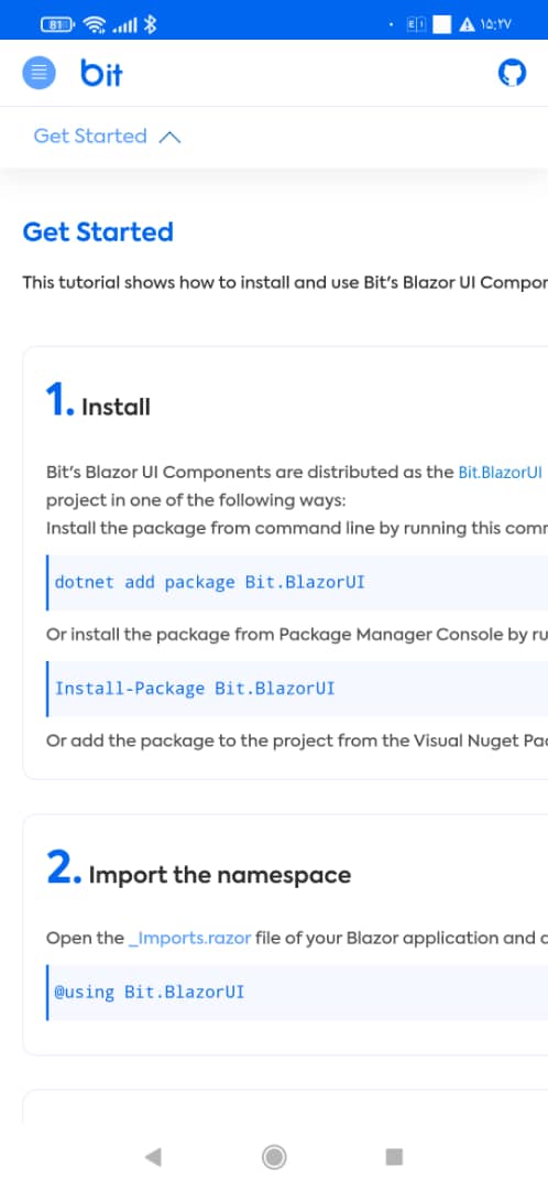 Responsive breakdown of pages that contain sample code · Issue #2779 · bitfoundation/bitplatform ...