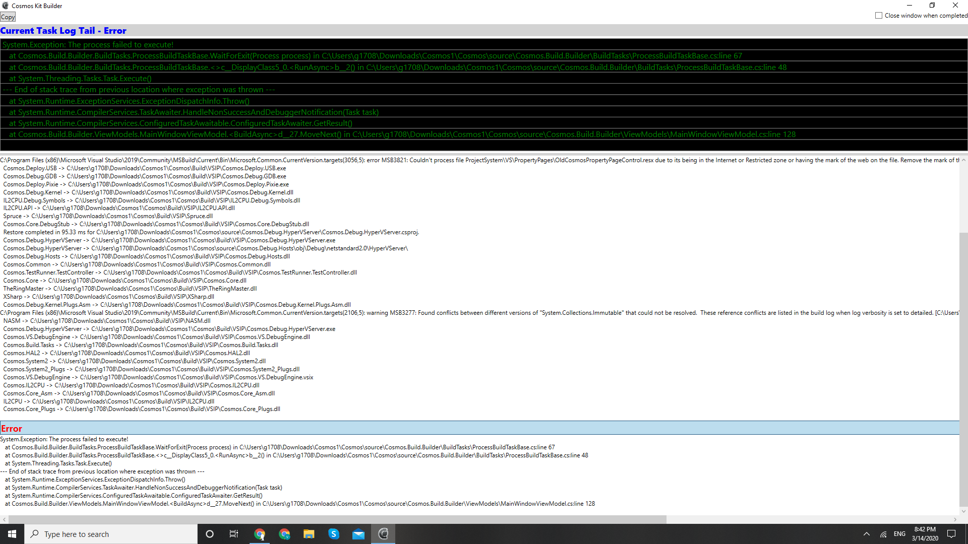 Cosmos Devkit Issues · Issue #1286 · CosmosOS/Cosmos · GitHub